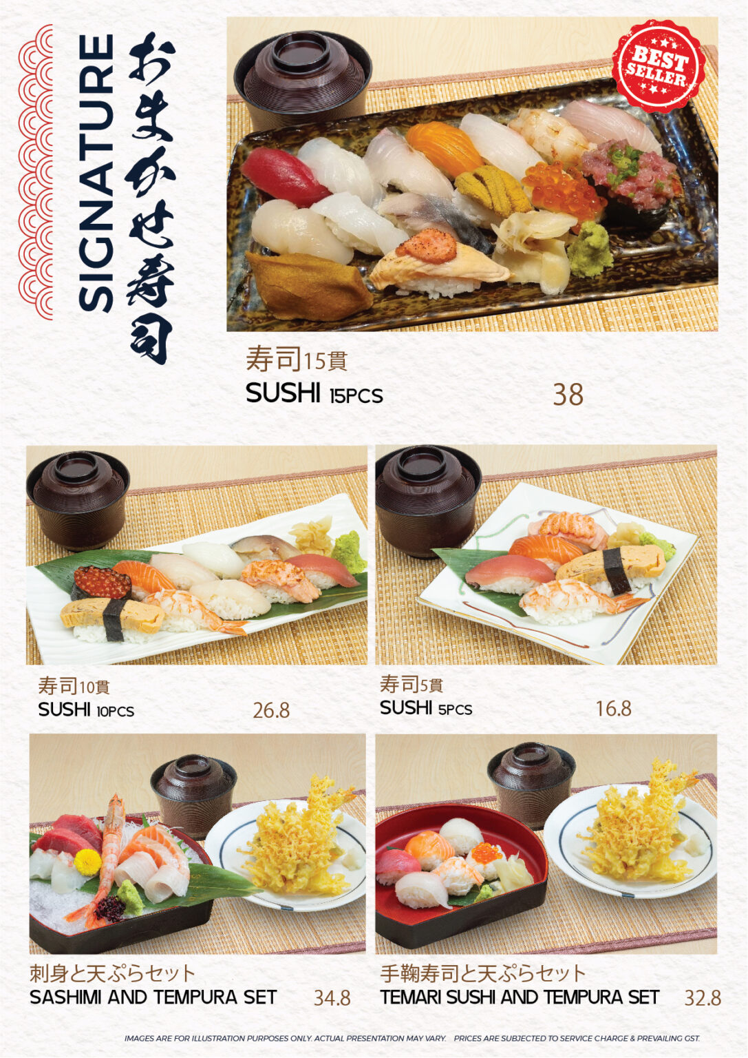 Menu - Sushi Ichinoji